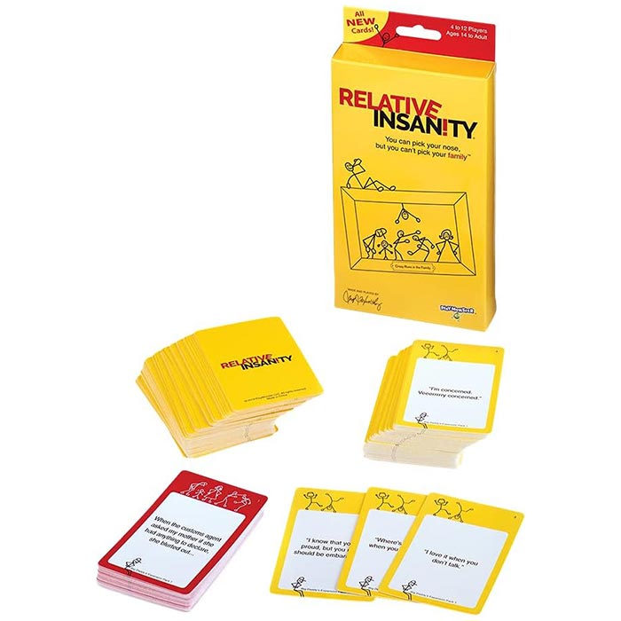 Play Monster Relative Insanity Party Game Expansion Travel Pack | Mind ...