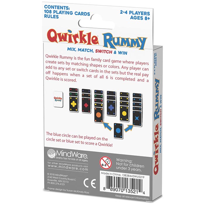 Mindware Qwirkle Rummy | Mind Games Canada
