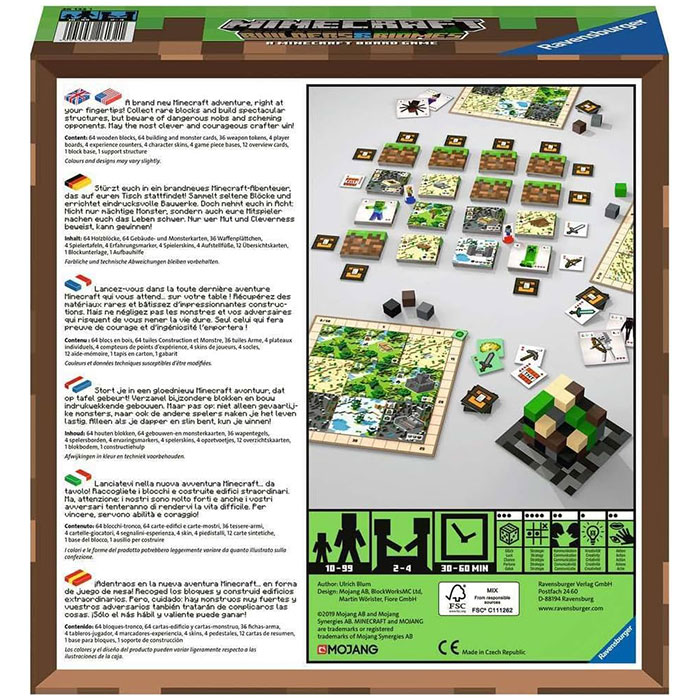 Ravensburger Minecraft: Builders & Biomes Strategy Board Game | Mind ...