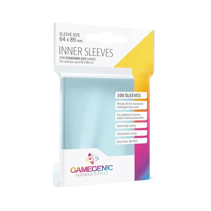 Gamegenic Inner Sleeves (100) | Mind Games Canada