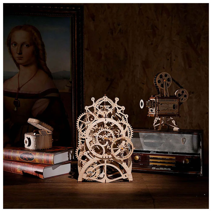 3D Wooden Puzzle – Pendulum Clock | Mind Games Canada