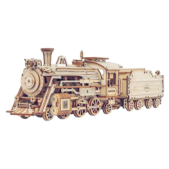3D Wooden Puzzle – Prime Steam Express Model | Mind Games Canada