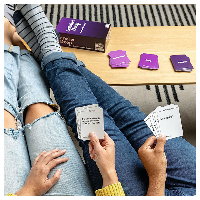 Let's Get Deep - The Relationship Game Full Of Questions For Couples ...