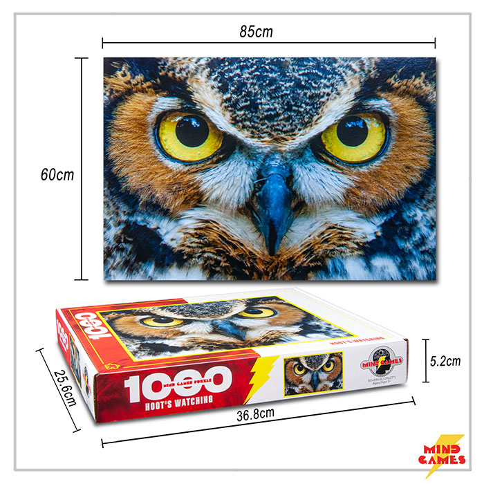 Hoot's Watching 1000 Pieces Jigsaw Puzzle | Mind Games Canada