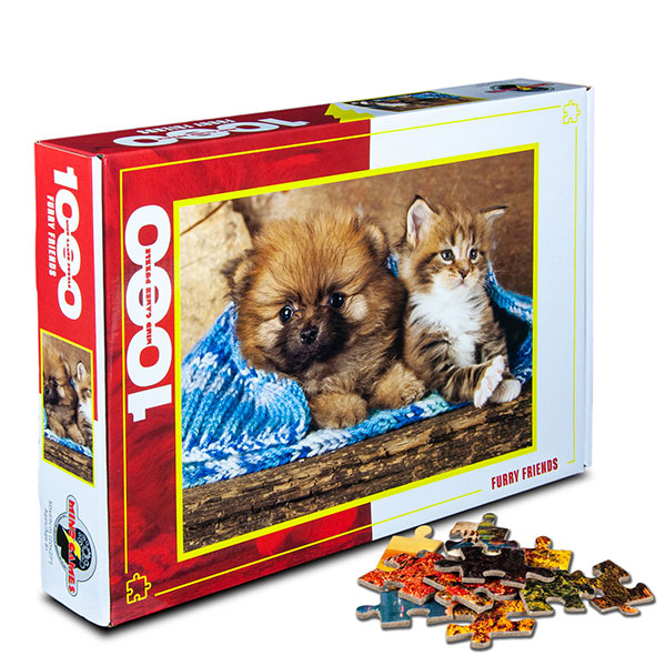 Furry Friends 1000 Pieces Jigsaw Puzzle | Mind Games Canada