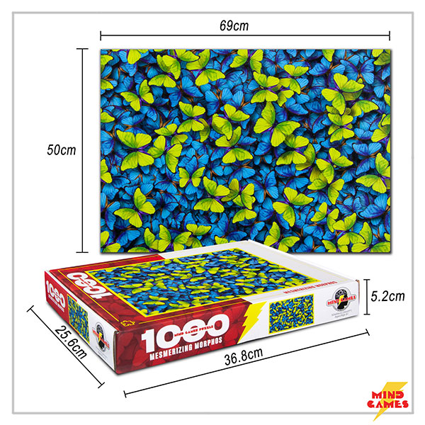 Mesmerizing Morphos 1000 Pieces Jigsaw Puzzle | Mind Games Canada