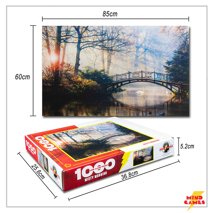 Misty Morning 1000 Pieces Jigsaw Puzzle | Mind Games Canada