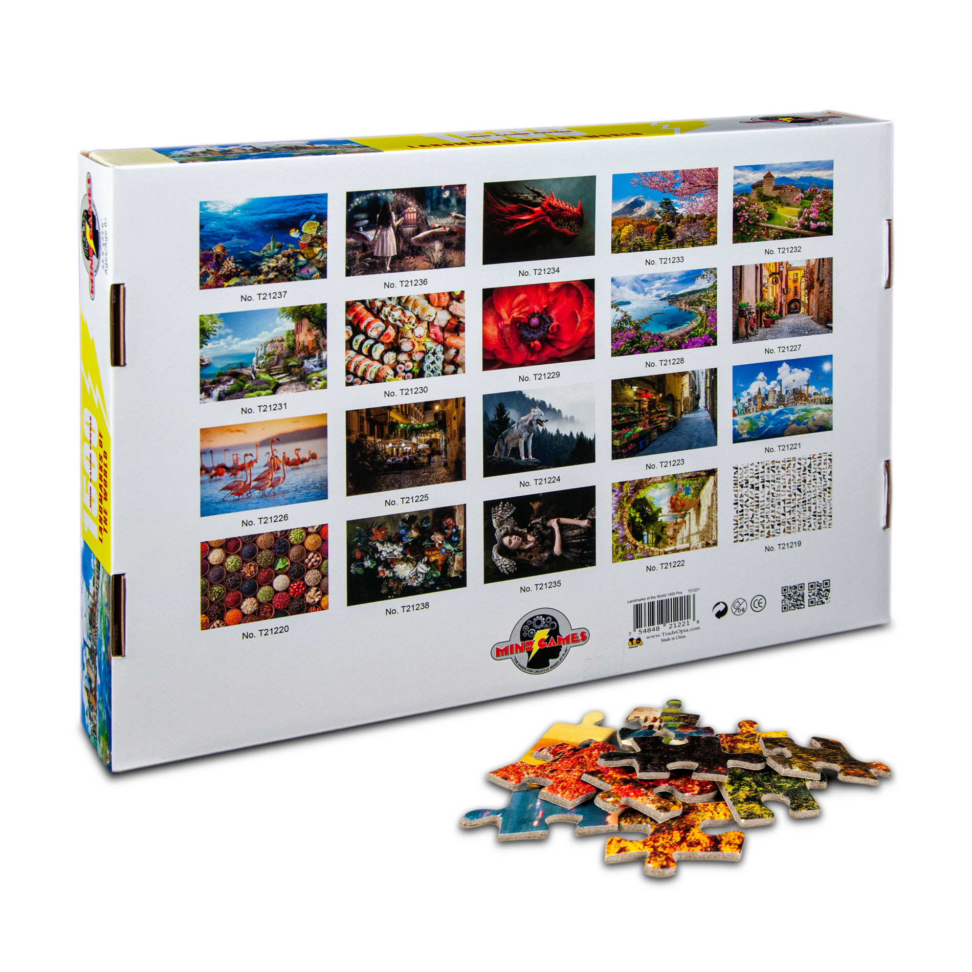 Landmarks Of The World 1500 Pieces Jigsaw Puzzle | Mind Games Canada