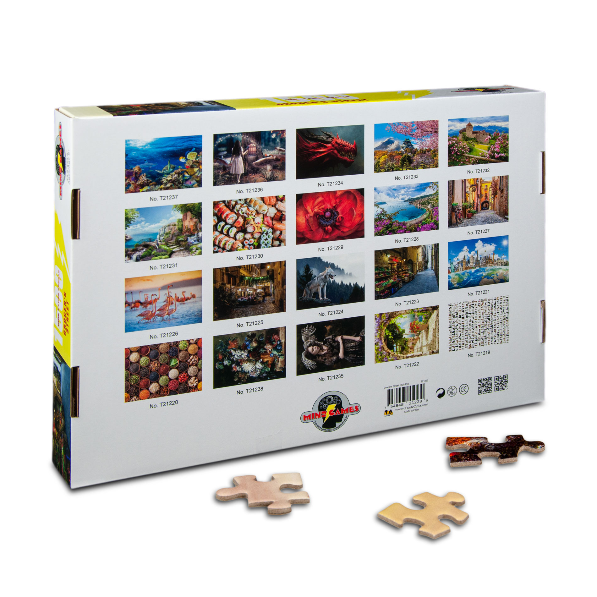 Grocer's Street 1500 Pieces Jigsaw Puzzle | Mind Games Canada
