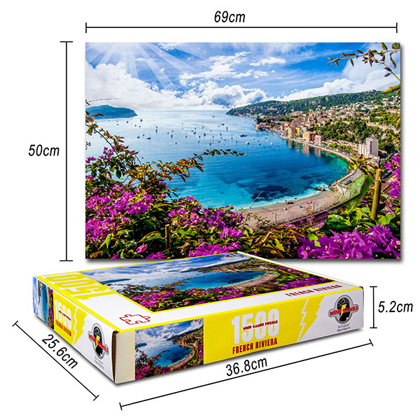 French Riviera 1500 Pieces Jigsaw Puzzle | Mind Games Canada