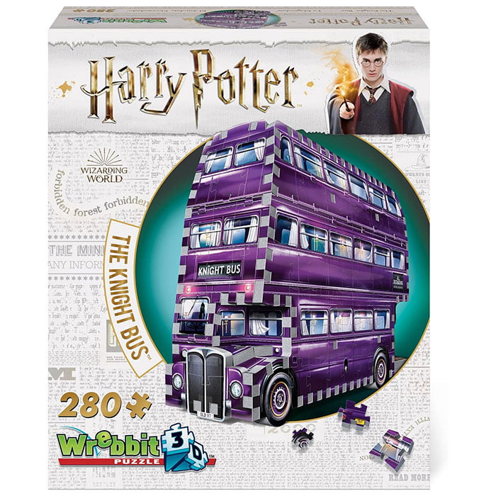 Harry Potter The Knight Bus 3D Jigsaw Puzzle - 280 Pieces | Mind Games ...