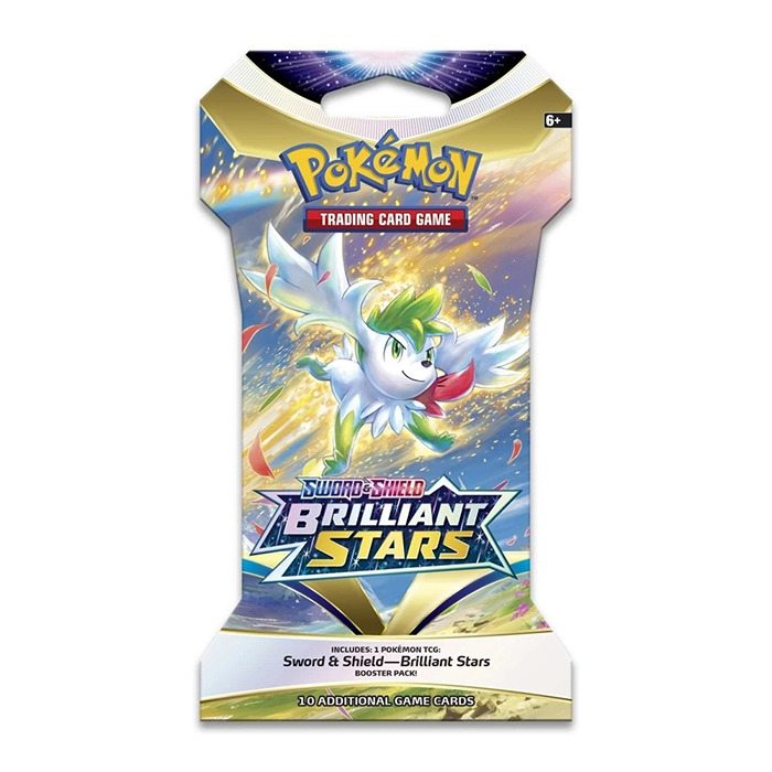 Pokemon TCG: Sword & Shield- Brilliant Stars Booster Pack (1 Pack ...