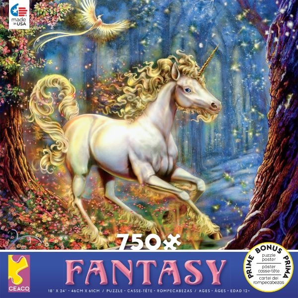 Fantasy Unicorn - 750 Piece Jigsaw Puzzle | Mind Games Canada
