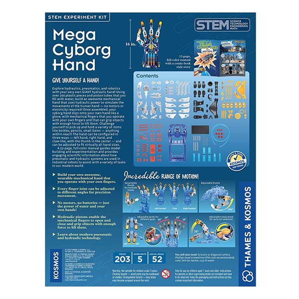 Mega Cyborg Hand STEM KIT | Mind Games Canada