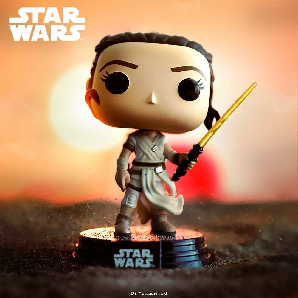 Funko Pop! Disney Star Wars Rey With Yellow Saber | Mind Games Canada