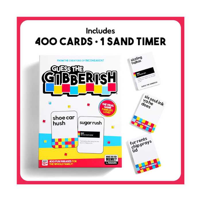 Guess The Gibberish Card Game | Mind Games Canada