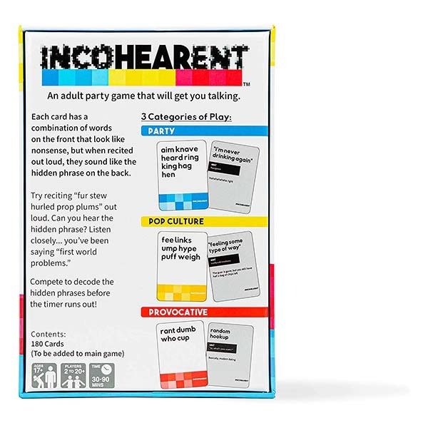 Incohearent Expansion Pack #1 | Mind Games Canada