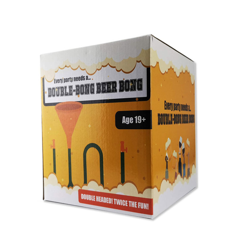 Beer Bong Drinking Party Game Double Tube (60 Cms) Funnel Tap Alcohol ...