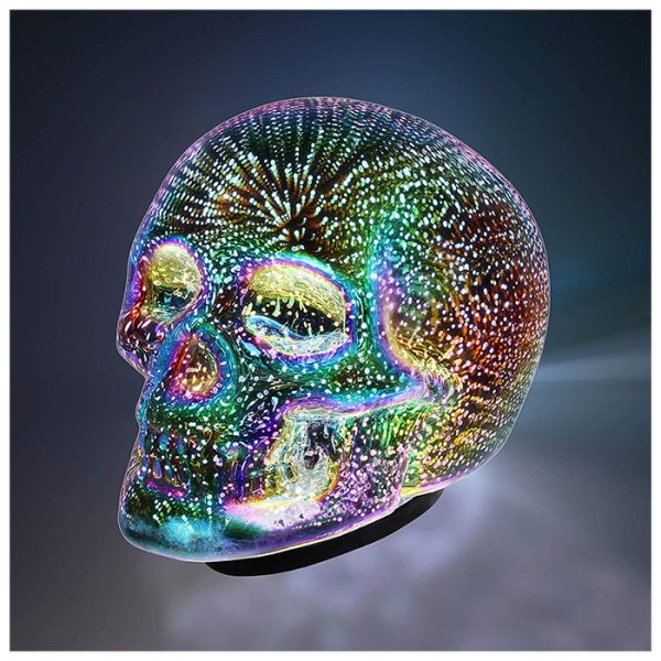 Led Skull Table Lamp | Mind Games Canada