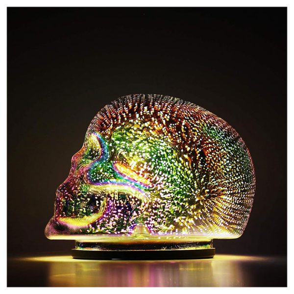 Led Skull Table Lamp | Mind Games Canada