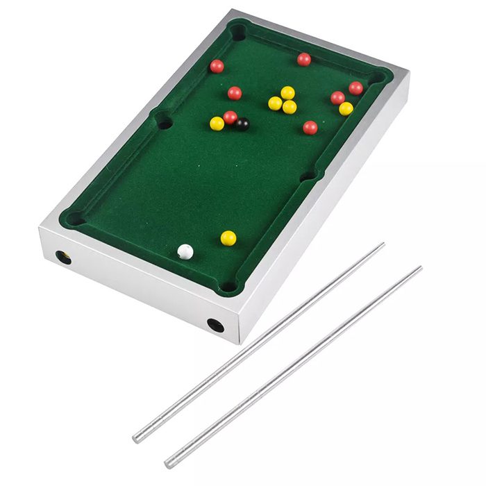 Mini Aluminium Desktop Pool | Mind Games Canada