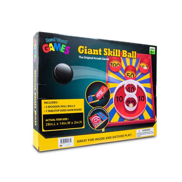 Giant Skill Ball Tabletop Real Wood Games | Mind Games Canada