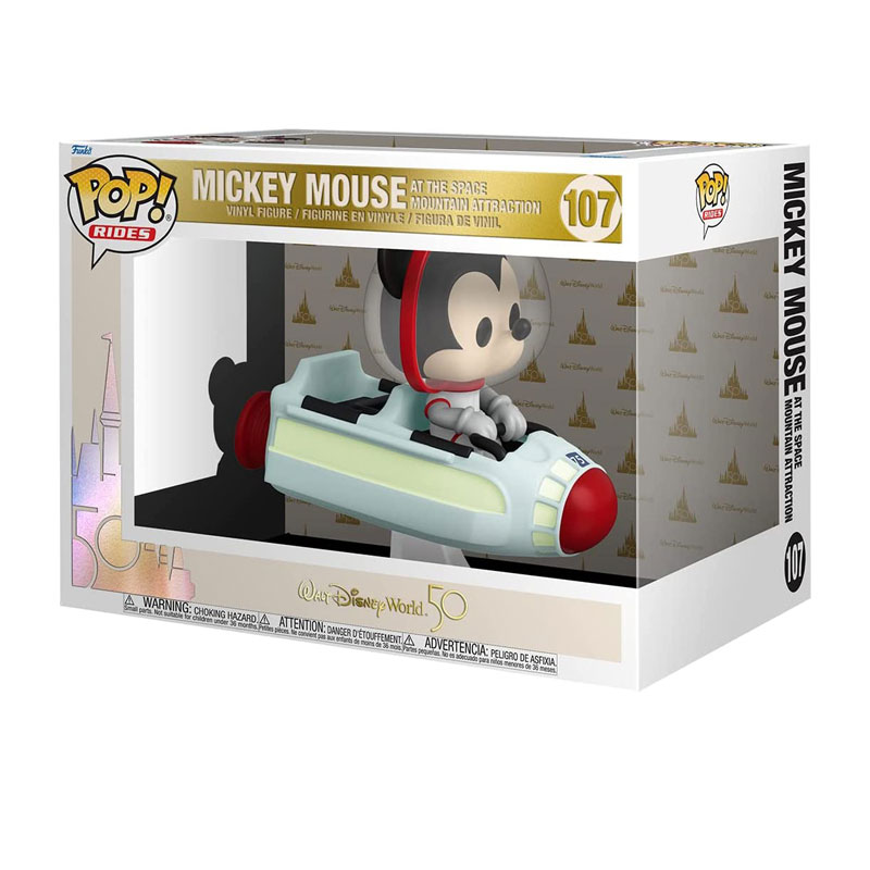 Funko Pop! Ride Super Deluxe Disney Walt Disney World 50th Space ...