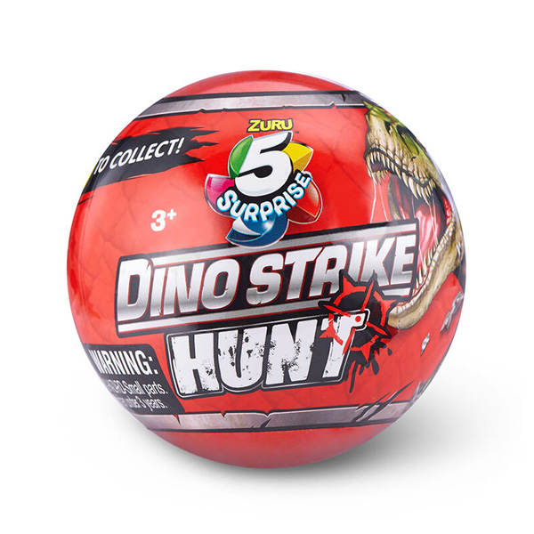 ZURU 5 SURPRISE Dino Strike Hunt Series 3 Mystery Collectible Capsule ...