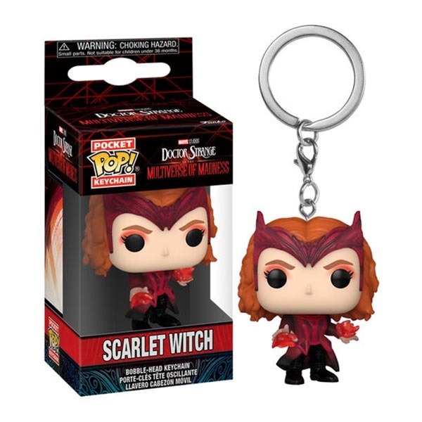 Funko Pop! Keychain Marvel Doctor Strange 2 Scarlet Witch | Mind Games ...
