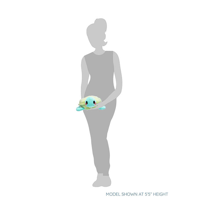 Honeymaru Sea Turtle With Green Shell Plush Toy | Mind Games Canada