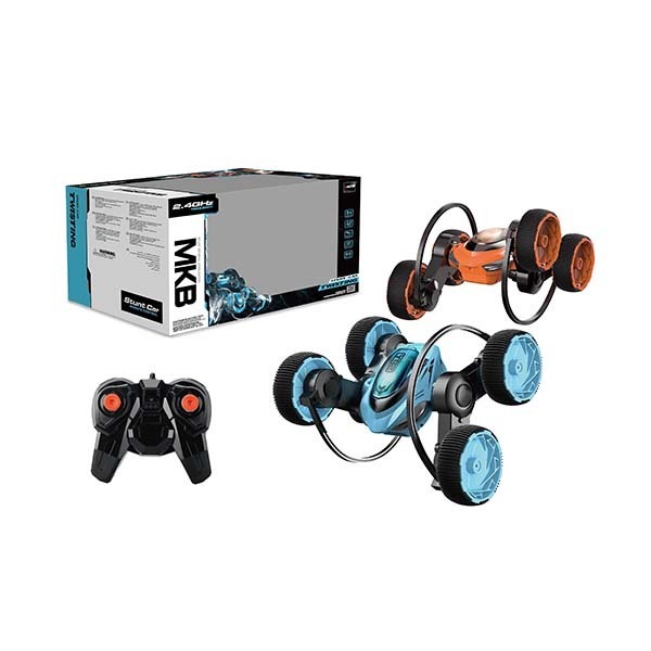 Remote Control - Mkb Twisting Stunt Car Brown And Blue Assortment 2.4G ...