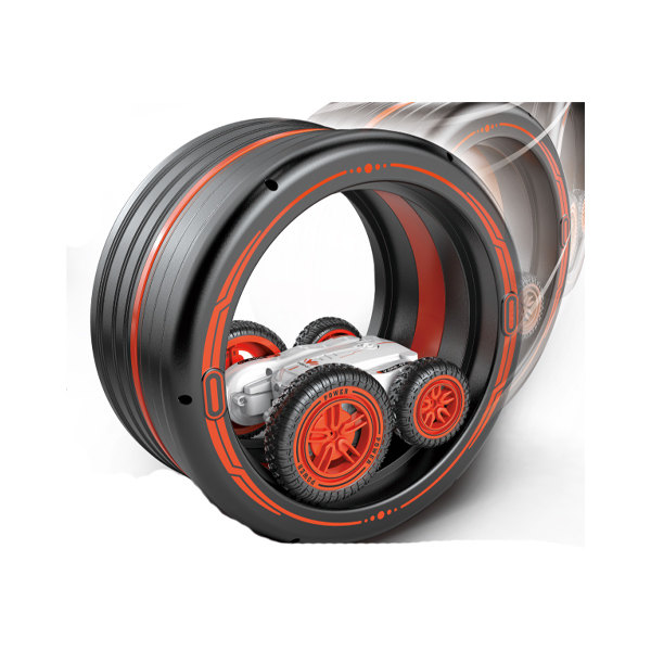 Remote Control - Rotation Stunt Car White 2.4G | Mind Games Canada