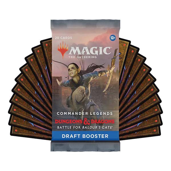 Magic The Gathering TCG: Commander Legends Battle For Baldur's Gate Draft Booster Pack | Mind ...