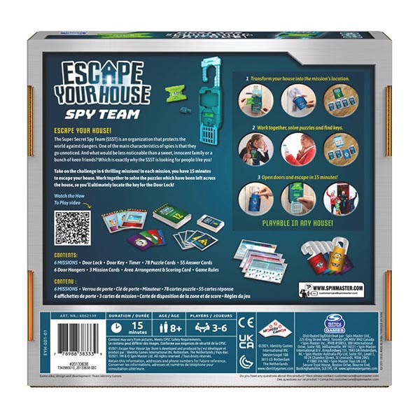 ESCAPE ROOM SPY TEAM | Mind Games Canada