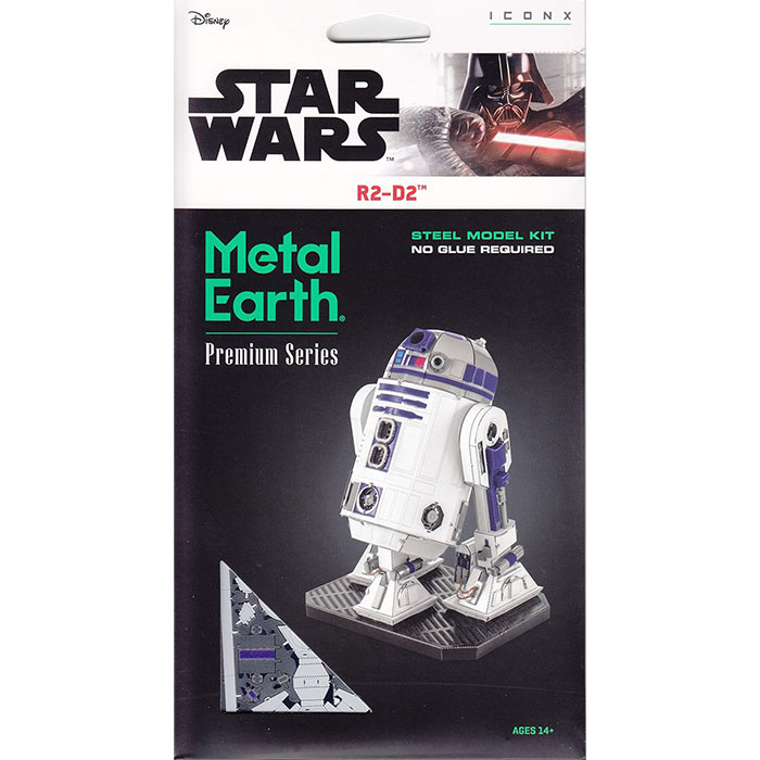 Metal Earth Iconx Star Wars R2-D2 Color 3D Metal Model Kit | Mind Games ...