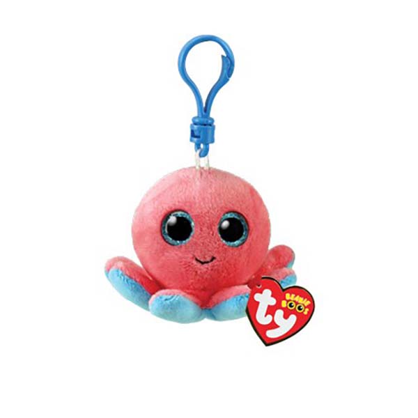 TY Sheldon CORAL OCTOPUS 5" CLIP | Mind Games Canada