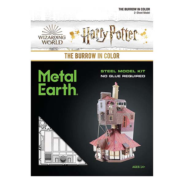 Metal Earth Harry Potter Burrow In Color 3D Metal Model Kit | Mind ...