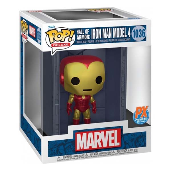 Funko Pop! Marvel Hall Of Armor Iron Man Mk 4 PX Exclusive | Mind Games ...