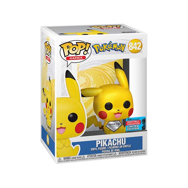 Funko Pop! Games Pokemon Pikachu Diamond Collection Exclusive | Mind ...