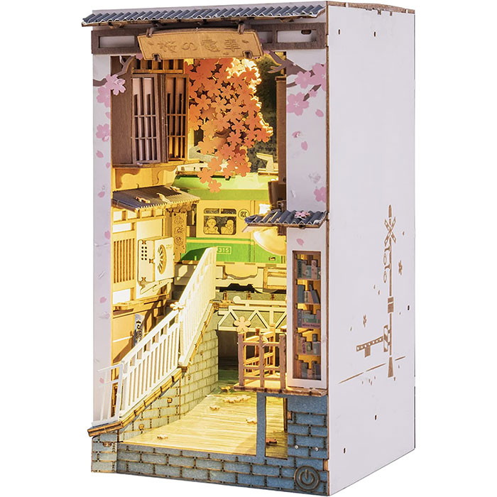 3D Wooden Puzzle Book Nook Magic Time With Display | Mind Games Canada