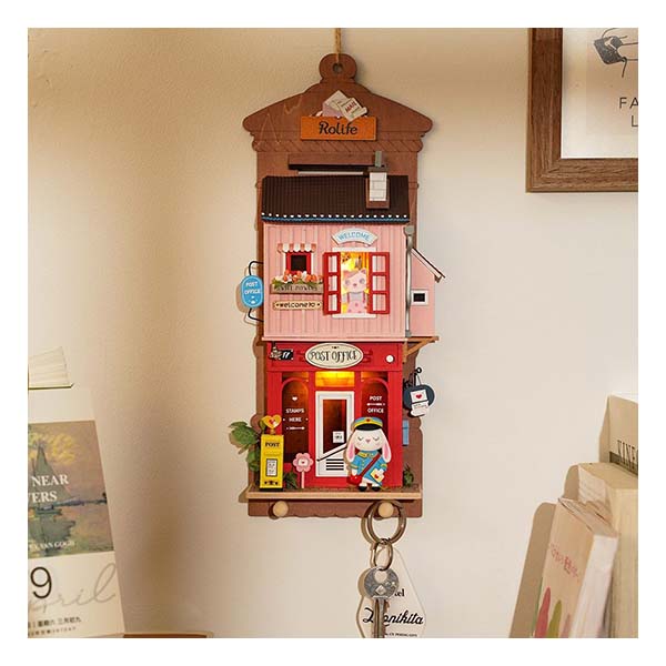 3D Wooden Puzzle House Kit Love Post Office And Island Dream Villa 2 ...