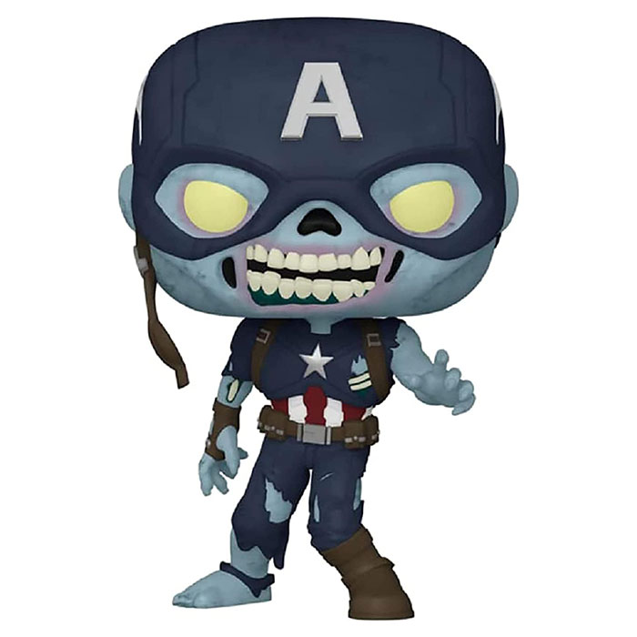 Funko Pop! Marvel What If...? Zombie Captain America | Mind Games Canada