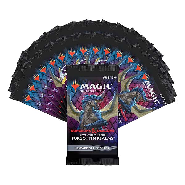 Magic The Gathering TCG: Dungeons & Dragons Adventures In The Forgotten Realms Set Booster Pack ...