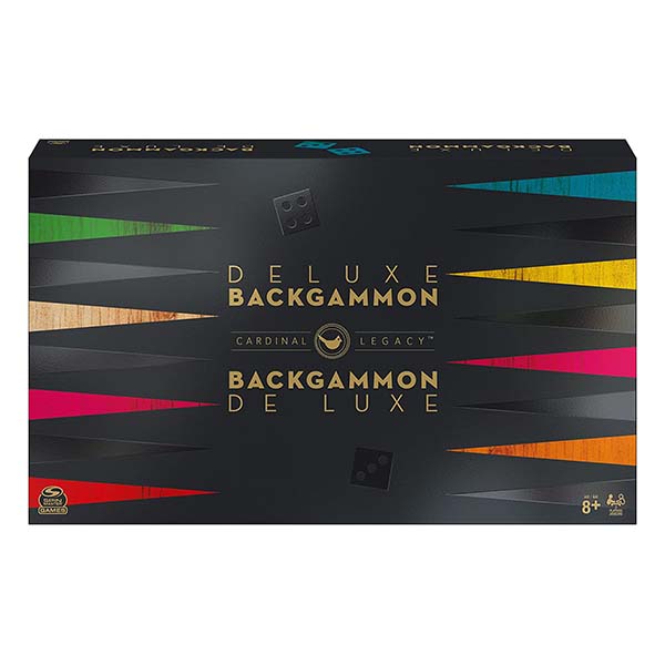Legacy Deluxe Wooden Backgammon Classic 2-Player | Mind Games Canada