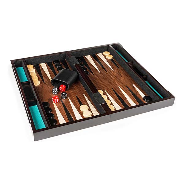Legacy Deluxe Wooden Backgammon Classic 2-Player | Mind Games Canada
