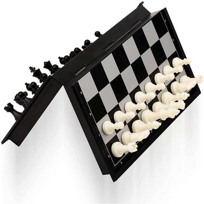 TradeOpia 12 Inches Magnetic Chess Set With Crafted Chess Pieces | Mind ...