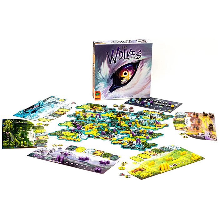 The Wolves Board Game Wolf Themed Survival Strategy Game | Mind Games ...