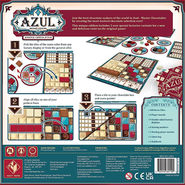 Azul Master Chocolatier | Mind Games Canada