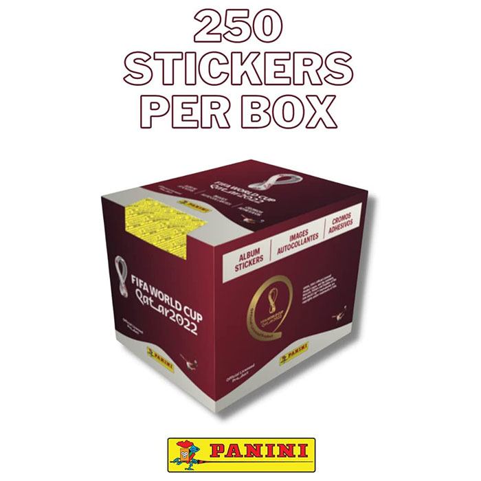 Panini Official FIFA World Cup Qatar 2022 Two Sticker Boxes | Mind ...