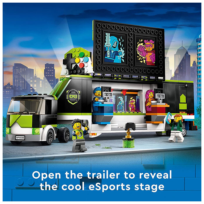 LEGO City Gaming Tournament Truck, Esports Vehicle Toy Set | Mind Games ...